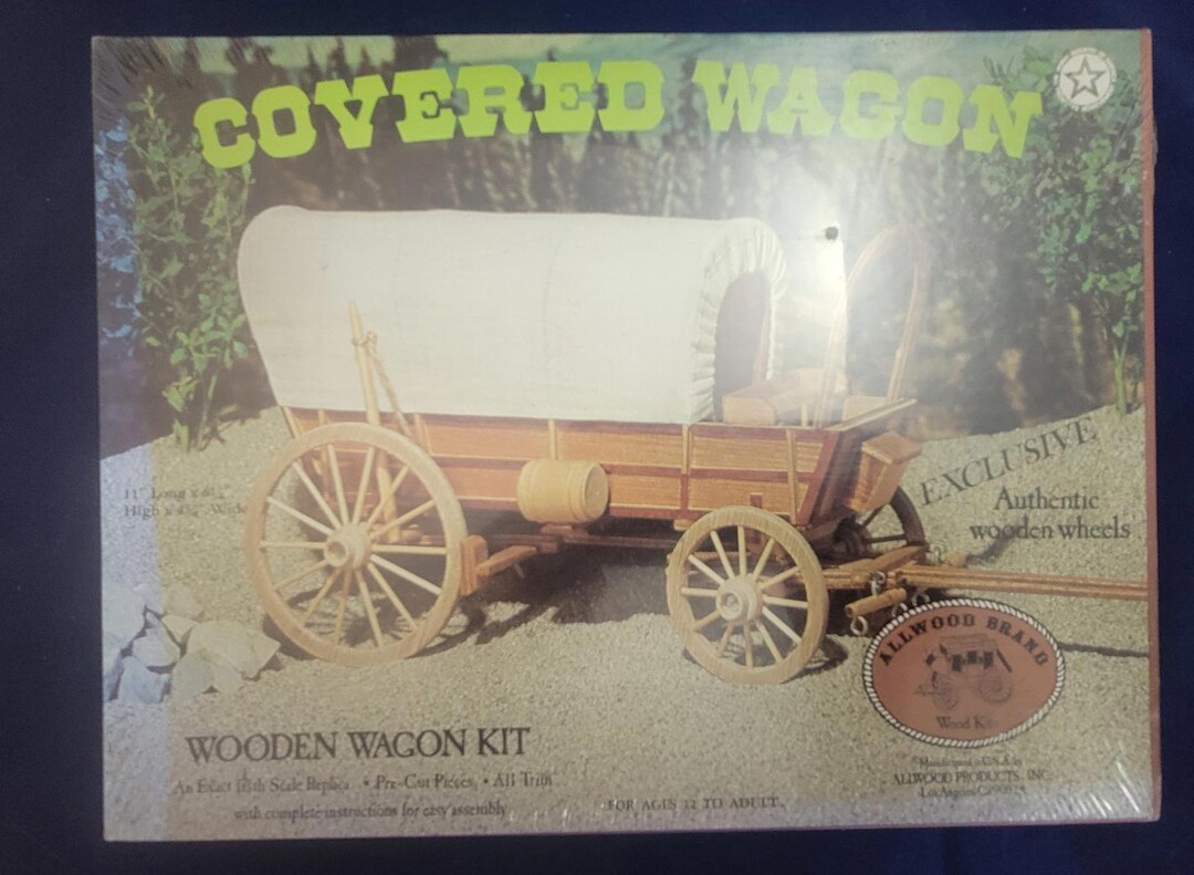 Allwood Covered Wagon Model 5014 Factory Sealed - Etsy