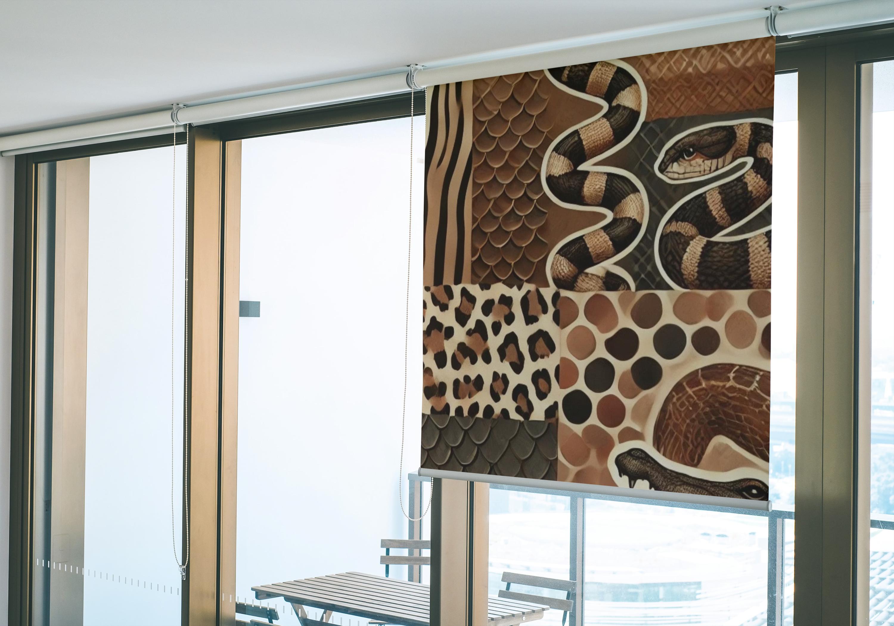 Seamless Animal Print Digital Paper Designs Using Warm, Natural Shades ...