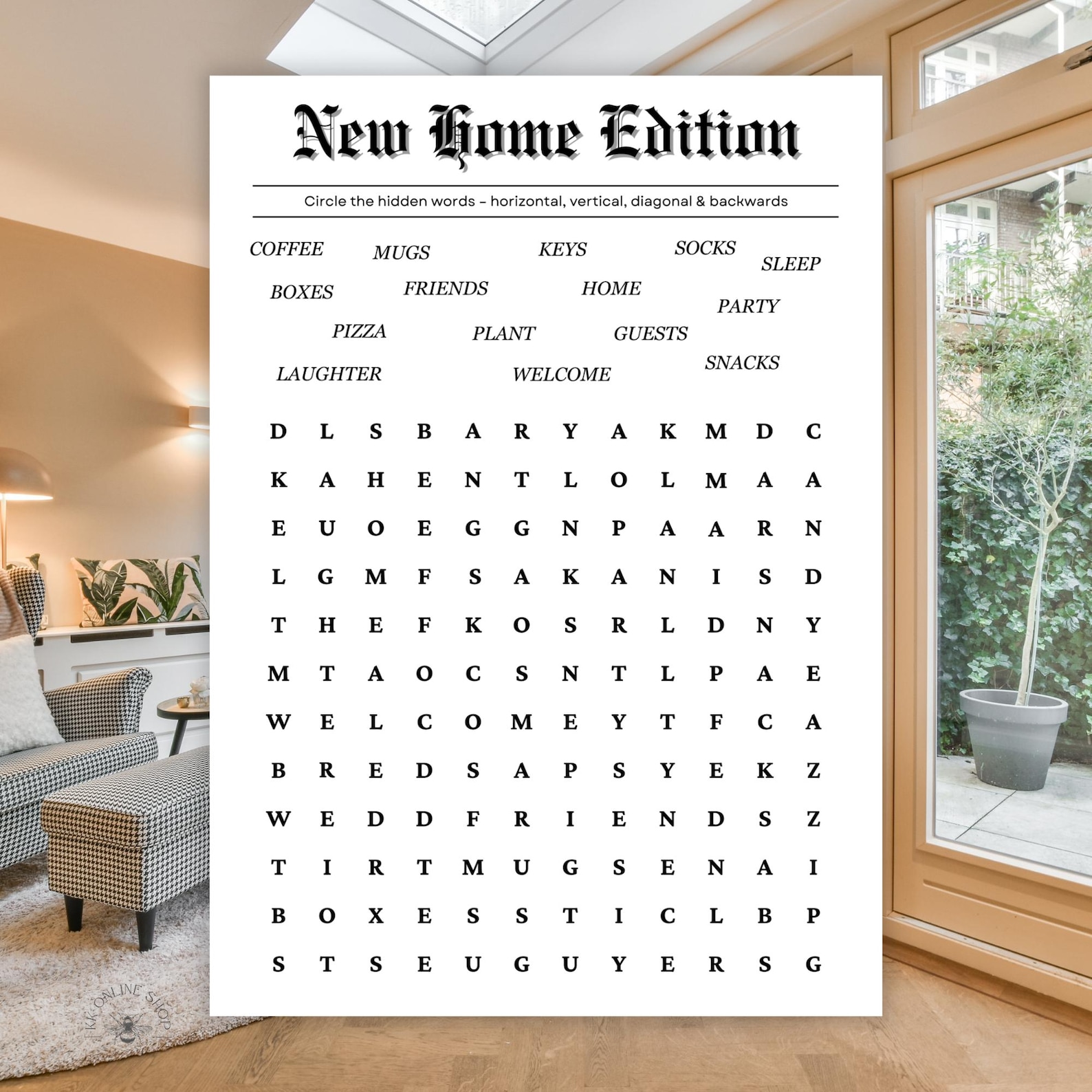 Printable Housewarming Party Games | New Home Game Bundle | Moving ...