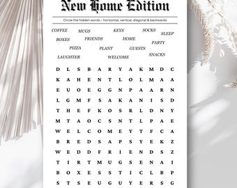 Printable Housewarming Party Games | New Home Game Bundle | Moving ...