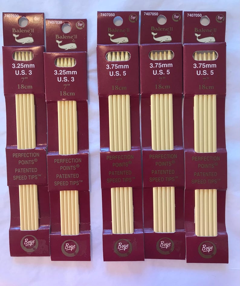 Straight & Double Pointed Knitting Needles: Wrights Boye Aluminum and ...