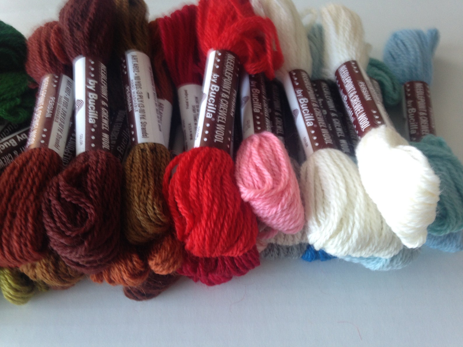 Bucilla Color Listing Colors #1 Thru #180 Bucilla Persian 3 Strand ...