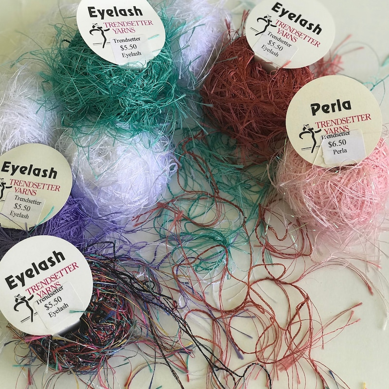 Black Eyelash Yarn - Etsy
