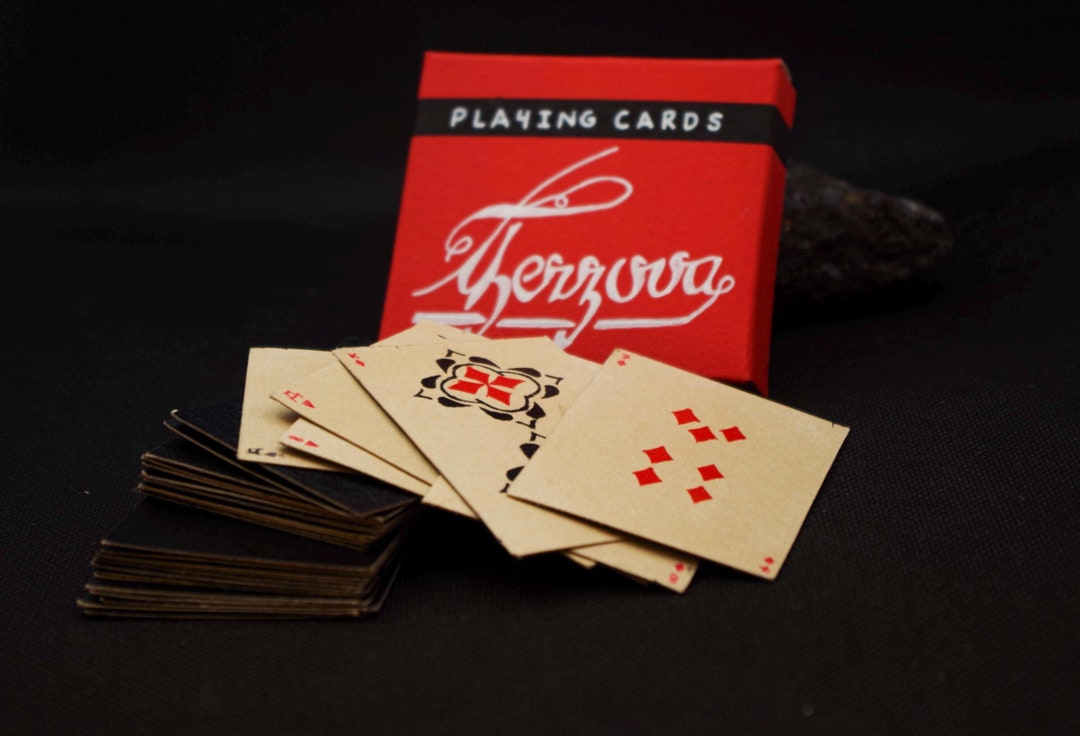 Russian Criminal Playing Cards, Handmade Using Traditional Techniques ...