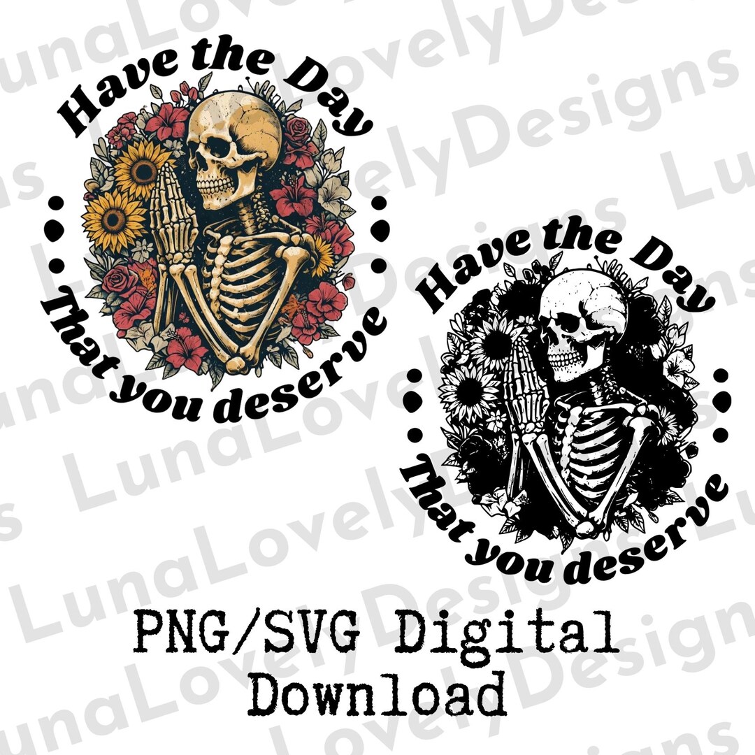 Funny Praying Skeleton SVG: Karma Skull PNG (digital Download) - Etsy