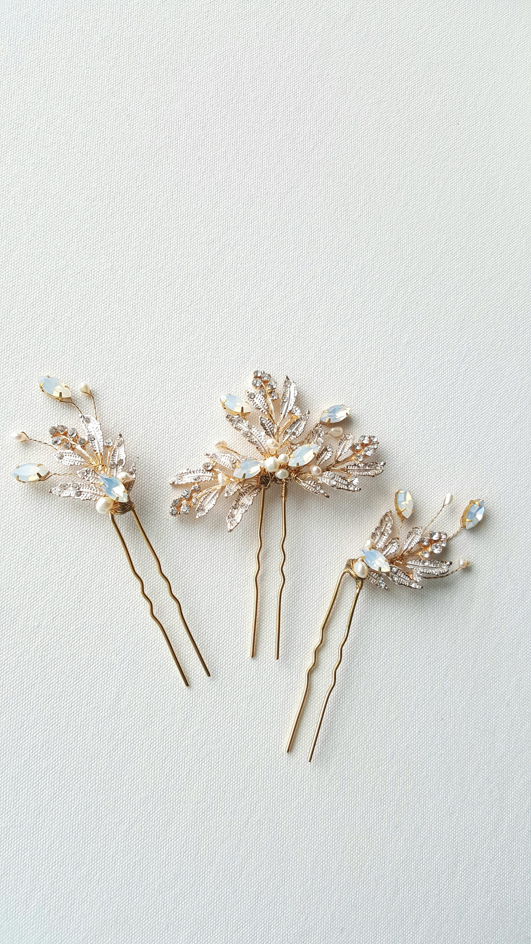 Gold Wedding Hair Pins Gold Pearl Hair Pins Pearl Wedding | Etsy