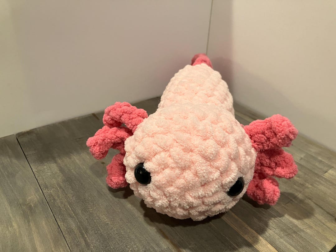 Crocheted Chibi Axolotl - Etsy