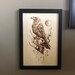 Raven Moon Wood Burn - Etsy