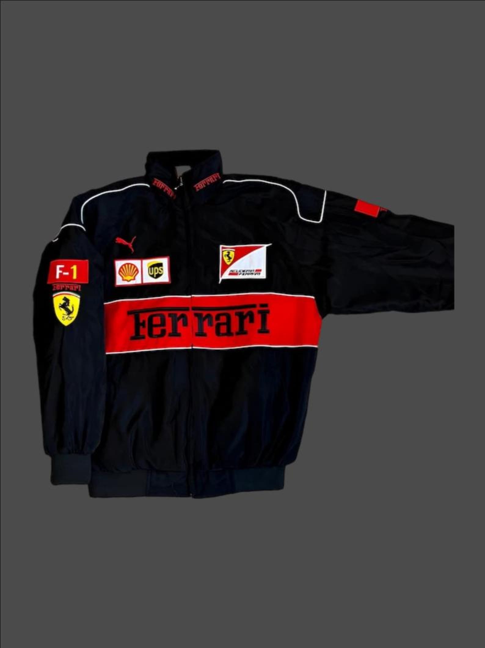 Vintage Y2K F1 Bomber Jacket | Retro Motorsport Racing Jacket With ...