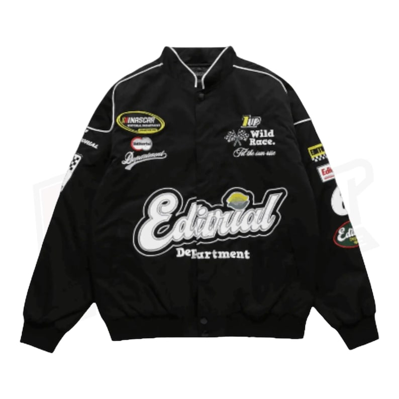 Vintage Y2K F1 Bomber Jacket | Retro Motorsport Racing Jacket With ...
