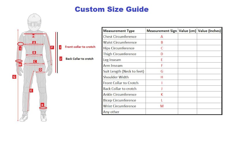 Hand Made Go Kart Racing Suit CIK/FIA Level 2 Standard Customize Race ...