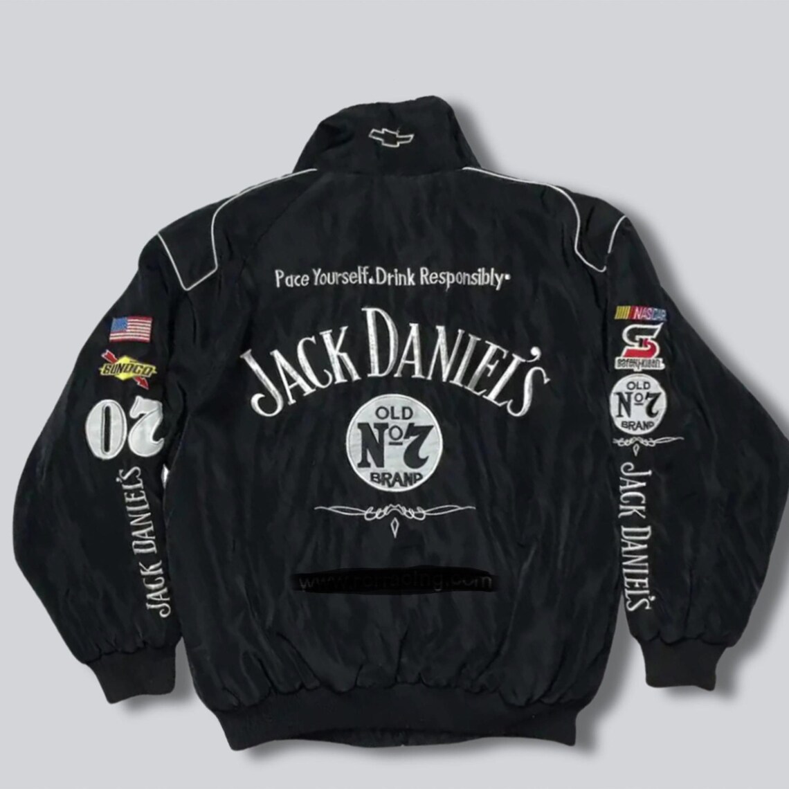 Vintage Y2K F1 Bomber Jacket | Retro Motorsport Racing Jacket With ...