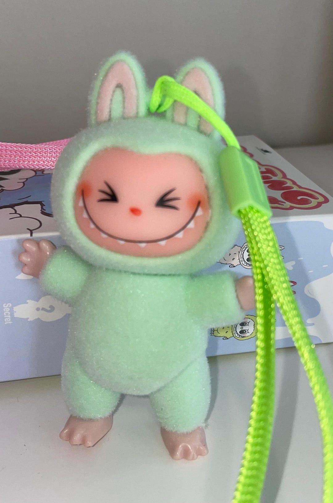 Labubu Mini Bag Charms, Labubu Keychain, Kawaii Keychain ,phone Charm ...