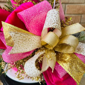 Pink Flocked Christmas Nutcracker, Pink Christmas Nutcracker, Pink ...