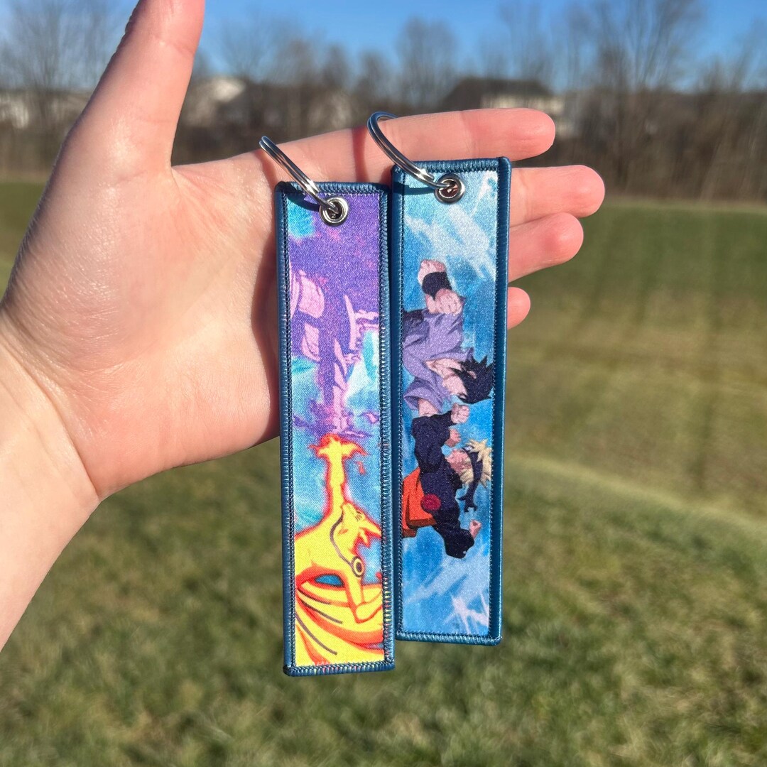 Anime Keychain - Double Sided Jet Tag - Etsy