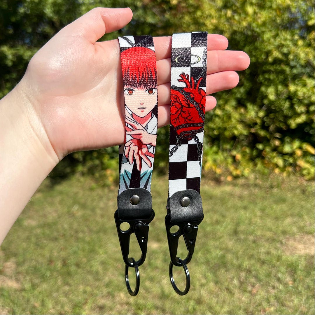 Makima Keychain Strap - Durable Anime Keyring Lanyard - Etsy