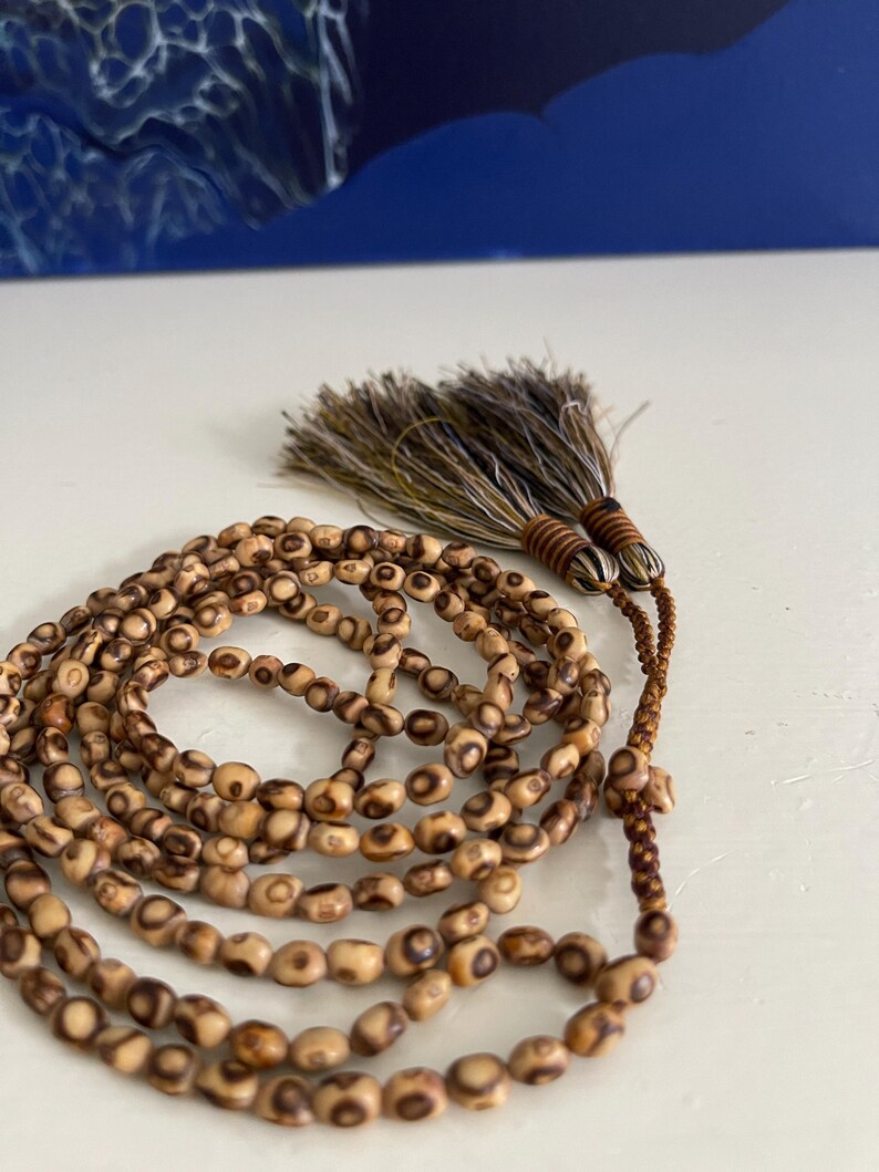 Tiny Qazwan Tasbih (brown Double Eyes) From Kurdistan - Etsy