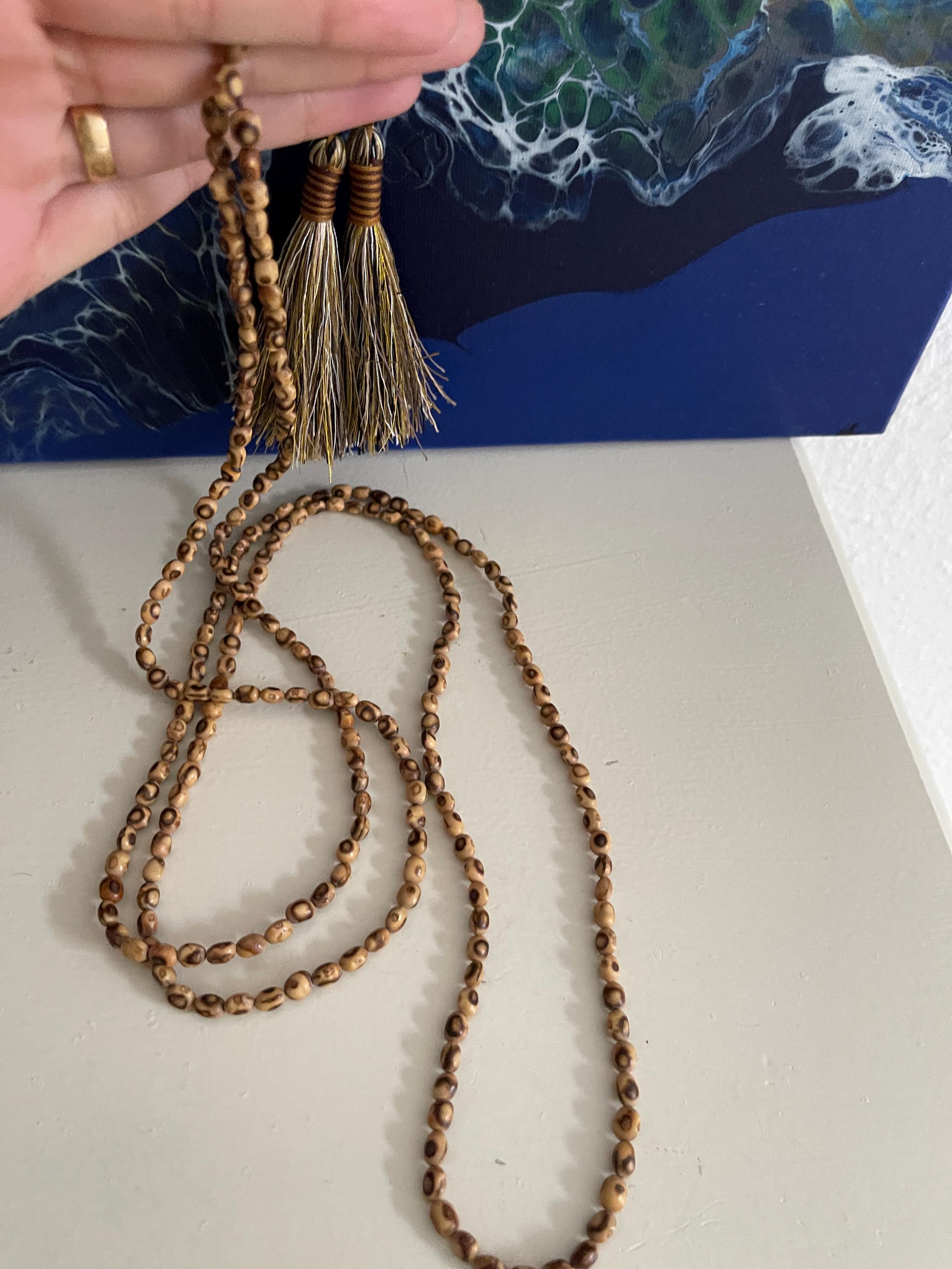 Tiny Qazwan Tasbih (brown Double Eyes) From Kurdistan - Etsy