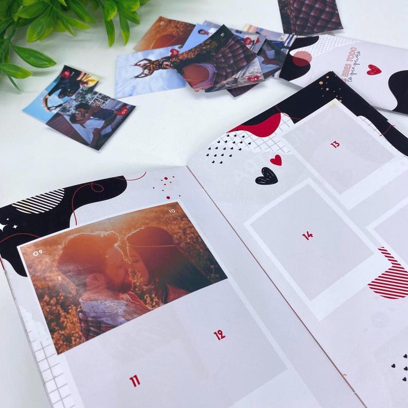 Personalized Photo Album | Editable Canva Template | Printable Sticker ...