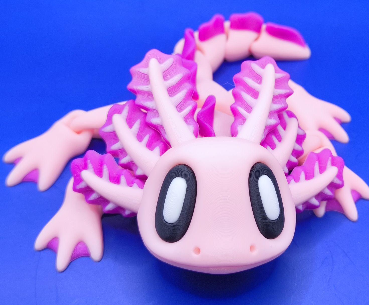 Magnetic Axolotl - Movable - 3D Printed Figure - Designed by Blob Lab ...