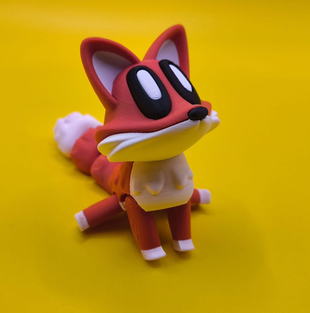 Cute Fox - Movable - Sensory Toy - Designed by Blob Lab - Etsy