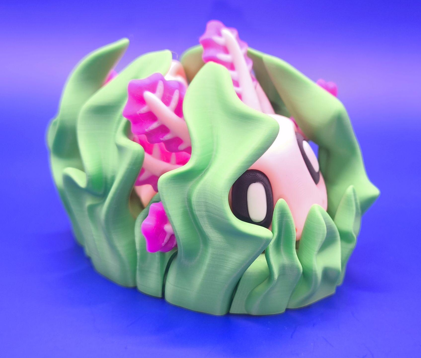Magnetic Axolotl - Movable - 3D Printed Figure - Designed by Blob Lab ...
