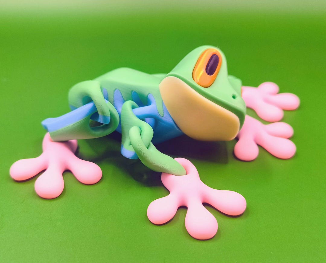 Magnetic Frog Movable 3D Printed Figure Designed by Blob Lab - Etsy UK