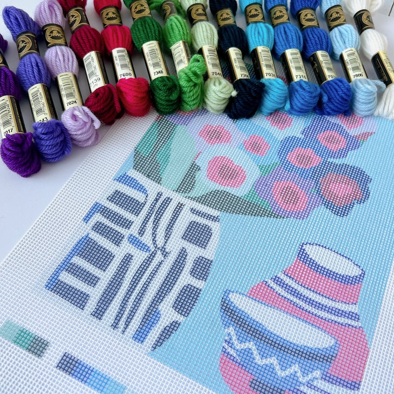 Modern Needlepoint - Etsy