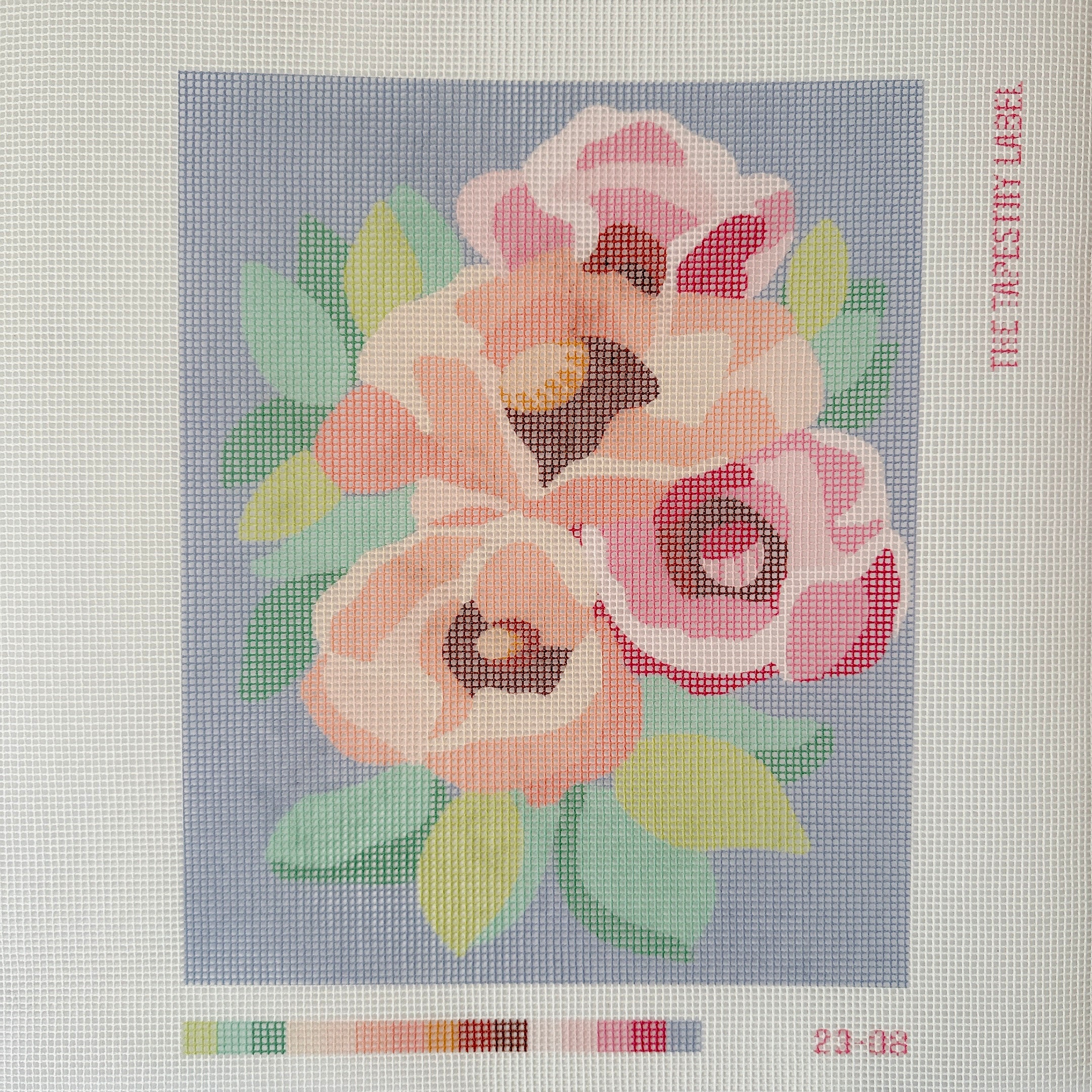 Modern Needlepoint Kit - Floral Rose Design by Australian Artist | 12 ...