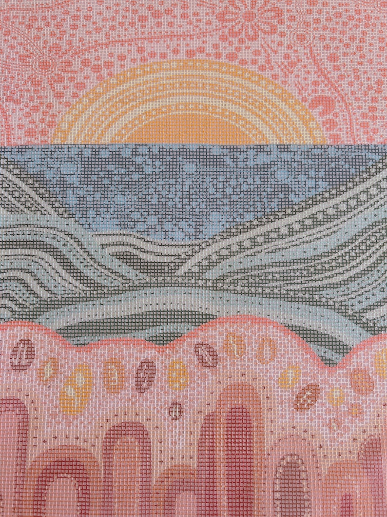 Modern Needlepoint/tapestry Kit Designed by Indigenous - Etsy