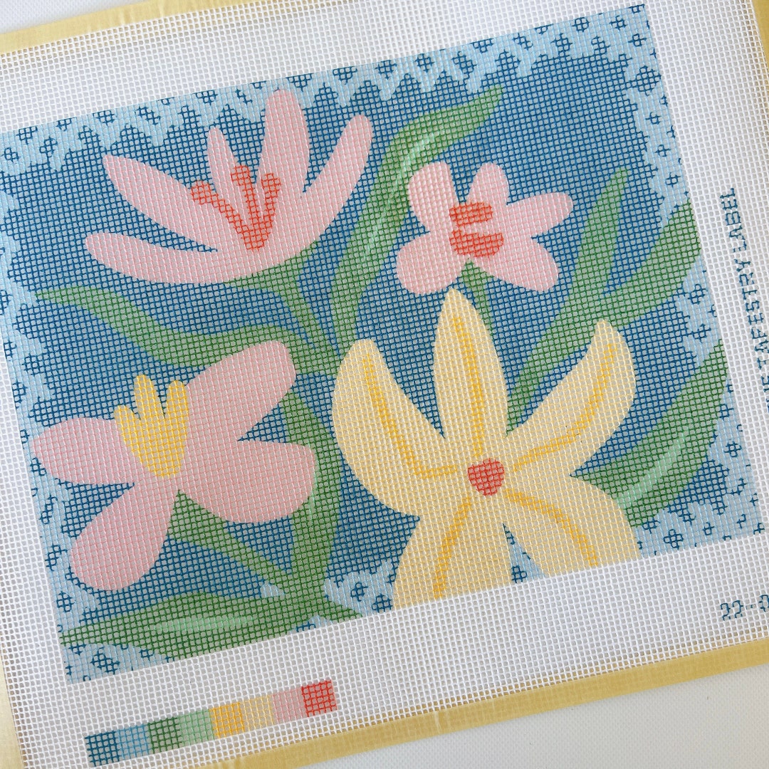 Modern Needlepoint/tapestry Canvas | 13 Count Zweigart Canvas | Modern ...