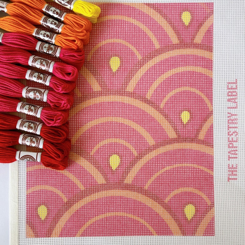 Geometric Needlepoint - Etsy