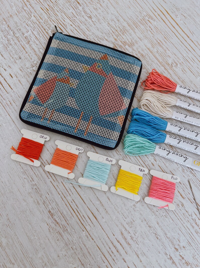 Modern Needlepoint/tapestry Kit | 13 Count | Bird Design - Suitable for ...