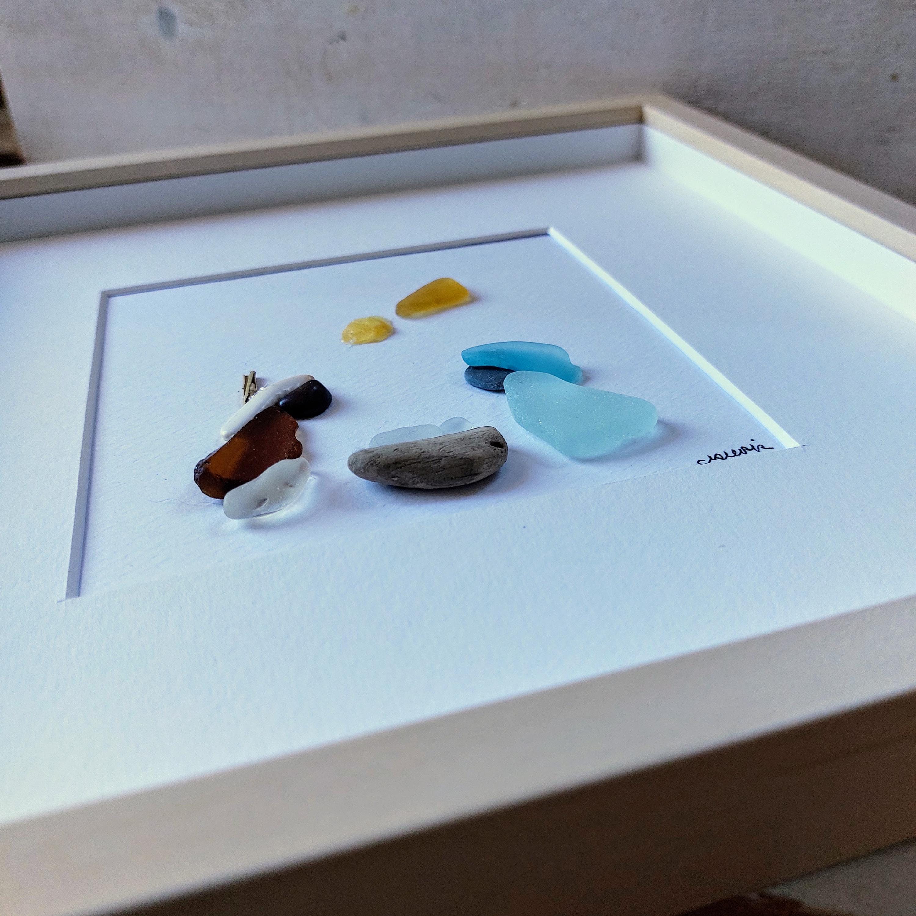 Nativity Frame, Sea Glass Art - Etsy