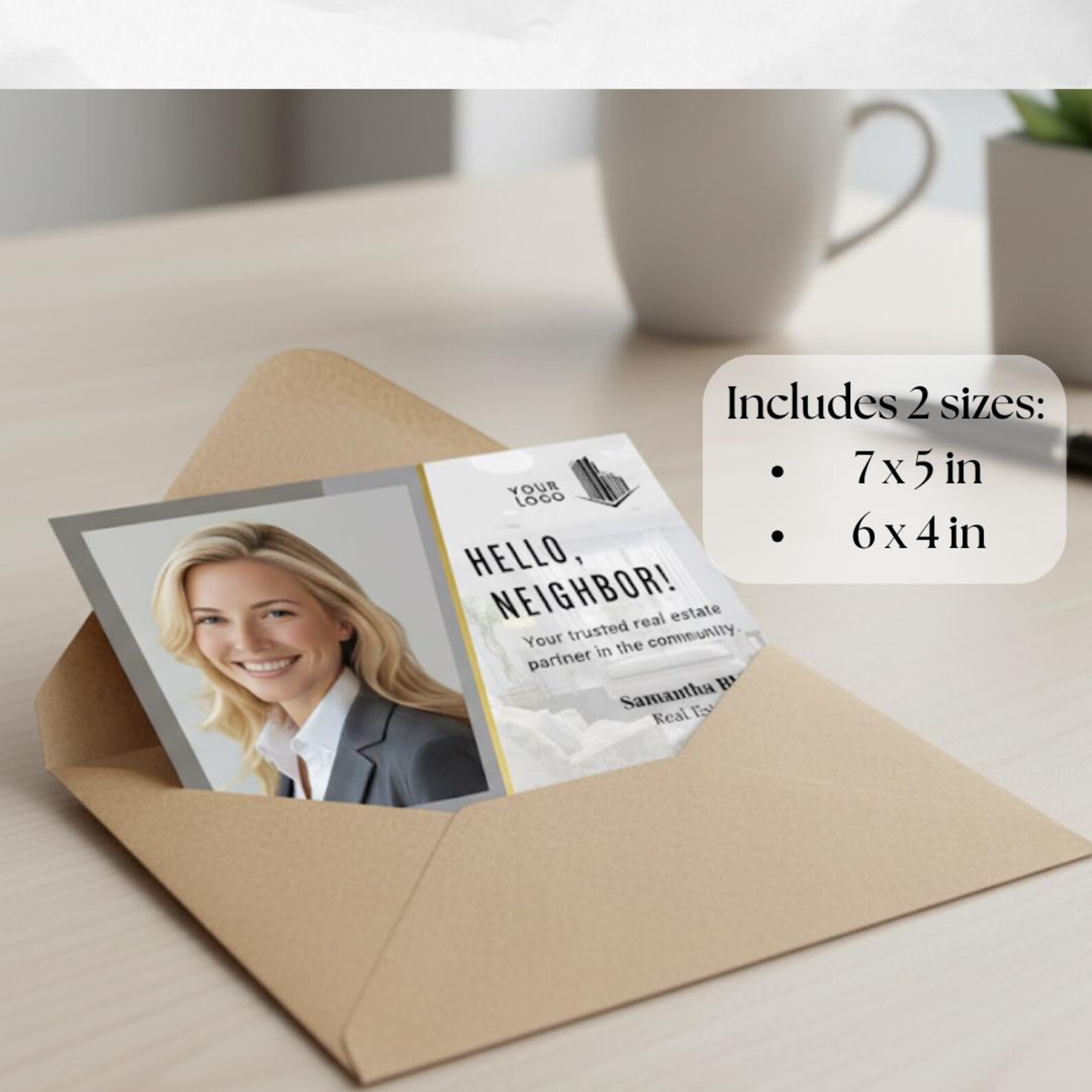 Real Estate Introduction Postcard | Realtor Introduction Card | Real ...