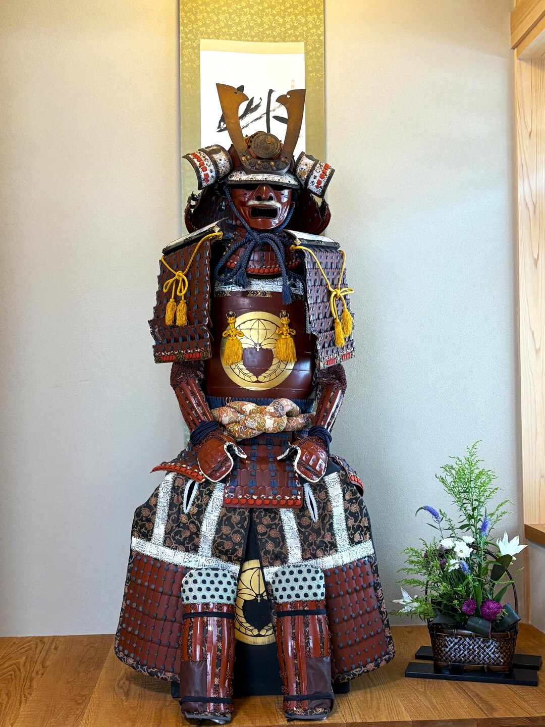 Authentic Samurai Armor, Syougun, Full Sizearmor, Red Armor - Etsy