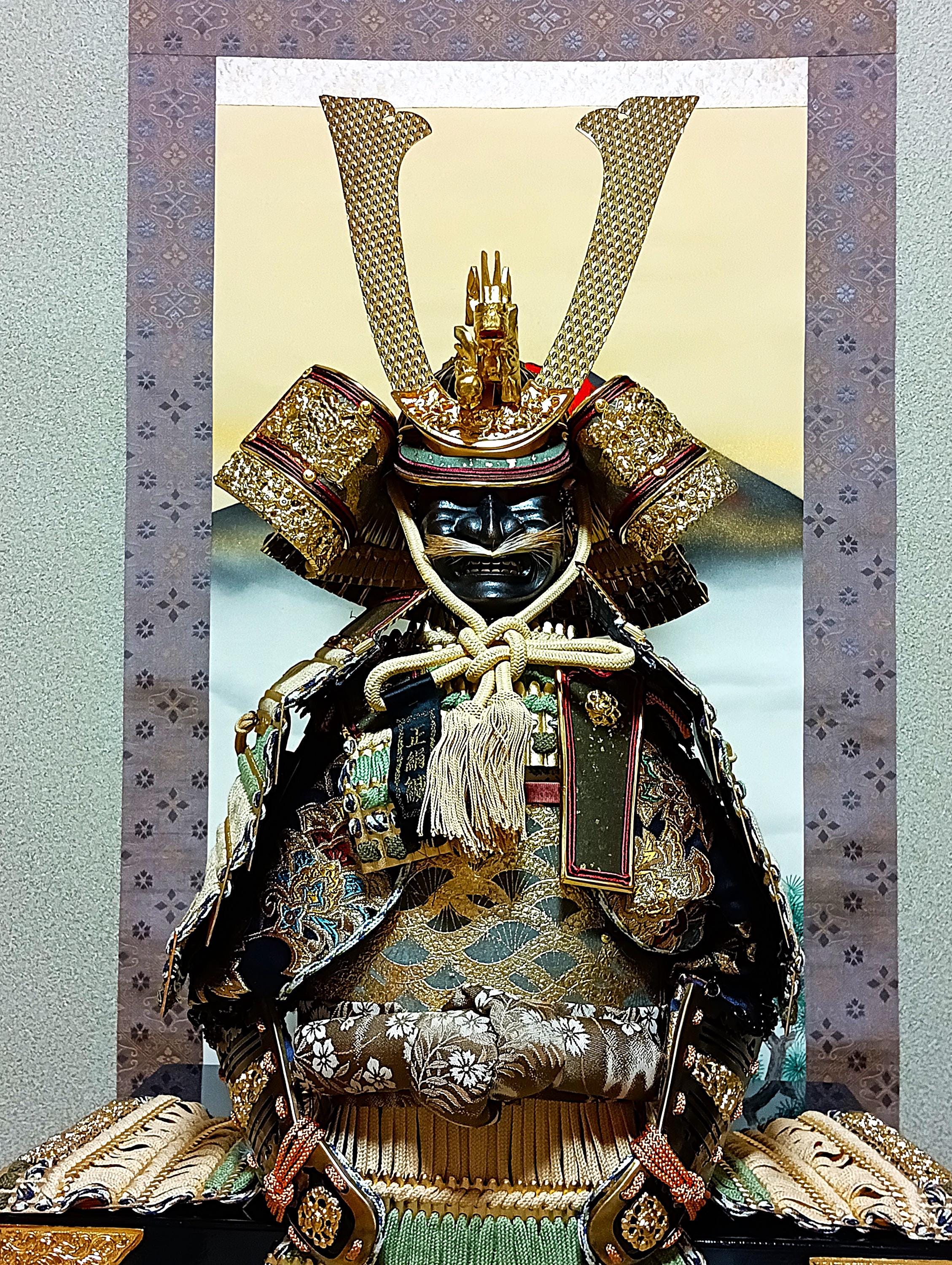 Beautiful Japanese Armor, Blue General、armor Craftsmanship by Gyoshu ...