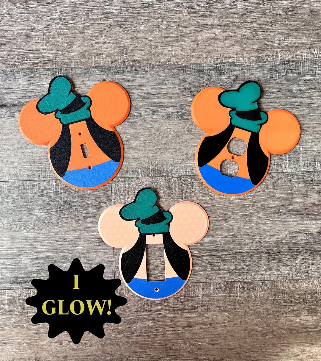 Goofy Outlet Cover / Switch Plate Disney Head Icon | Duplex - Toggle ...