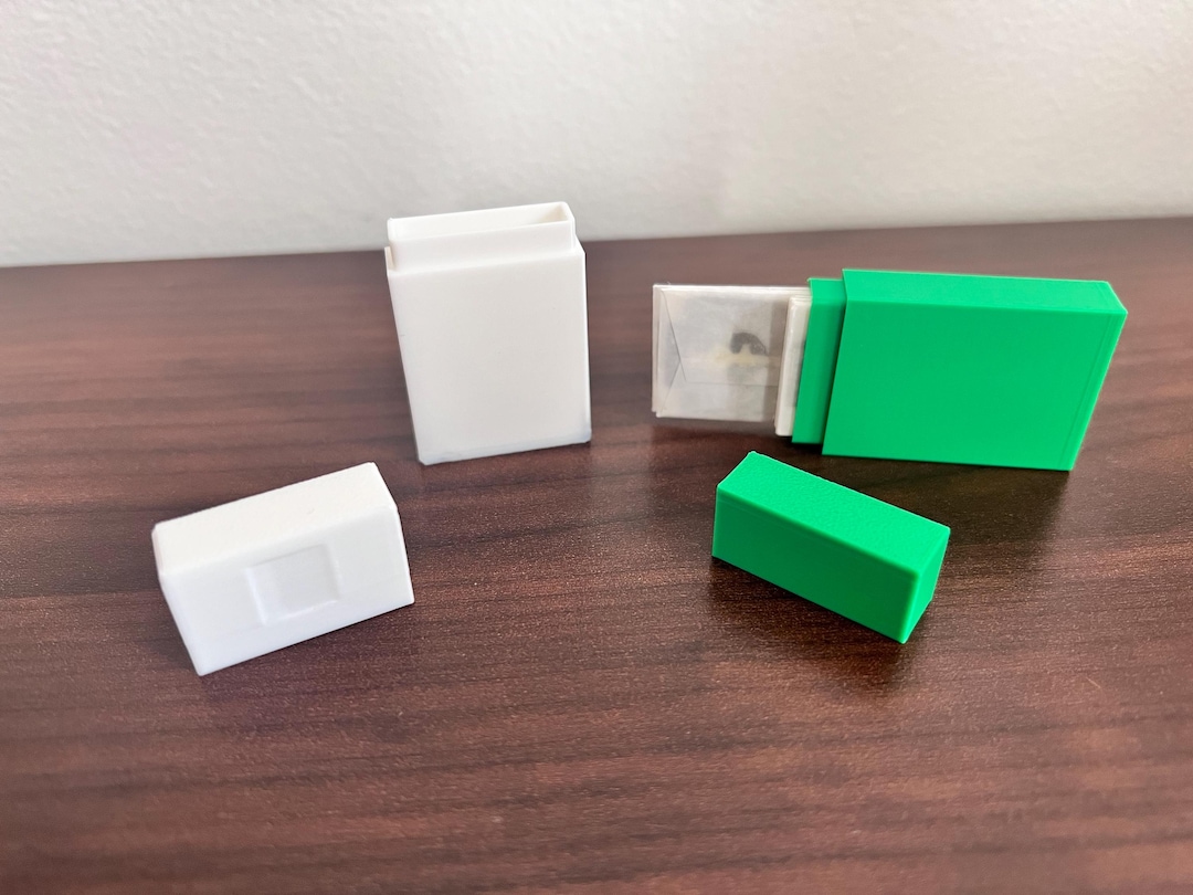 Compact Double Edge Razor Blade Travel Case | 3D Printed Reusable DE ...