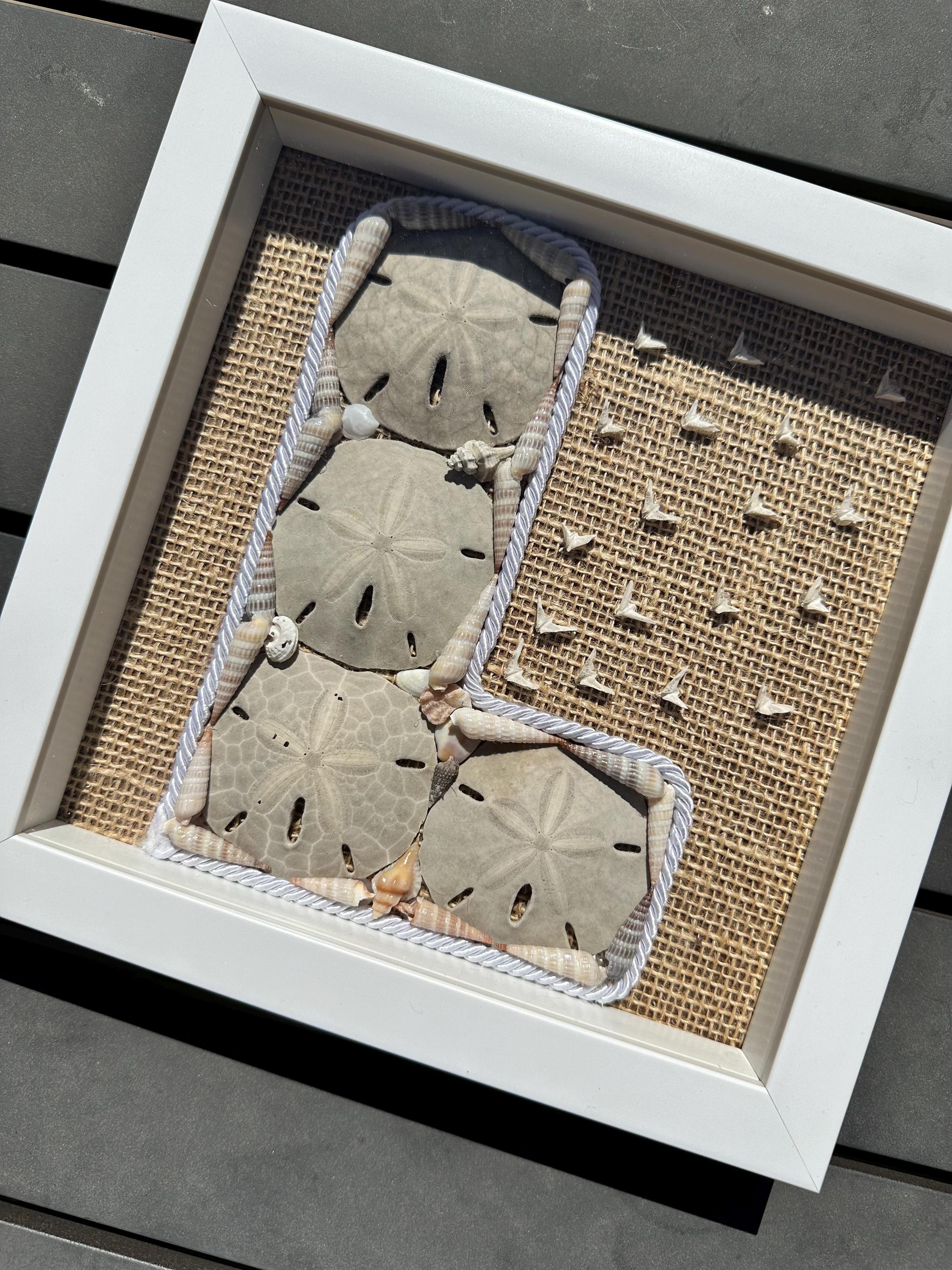 Custom Sea Shell Art: Personalized Letters, Shapes & States Coastal ...