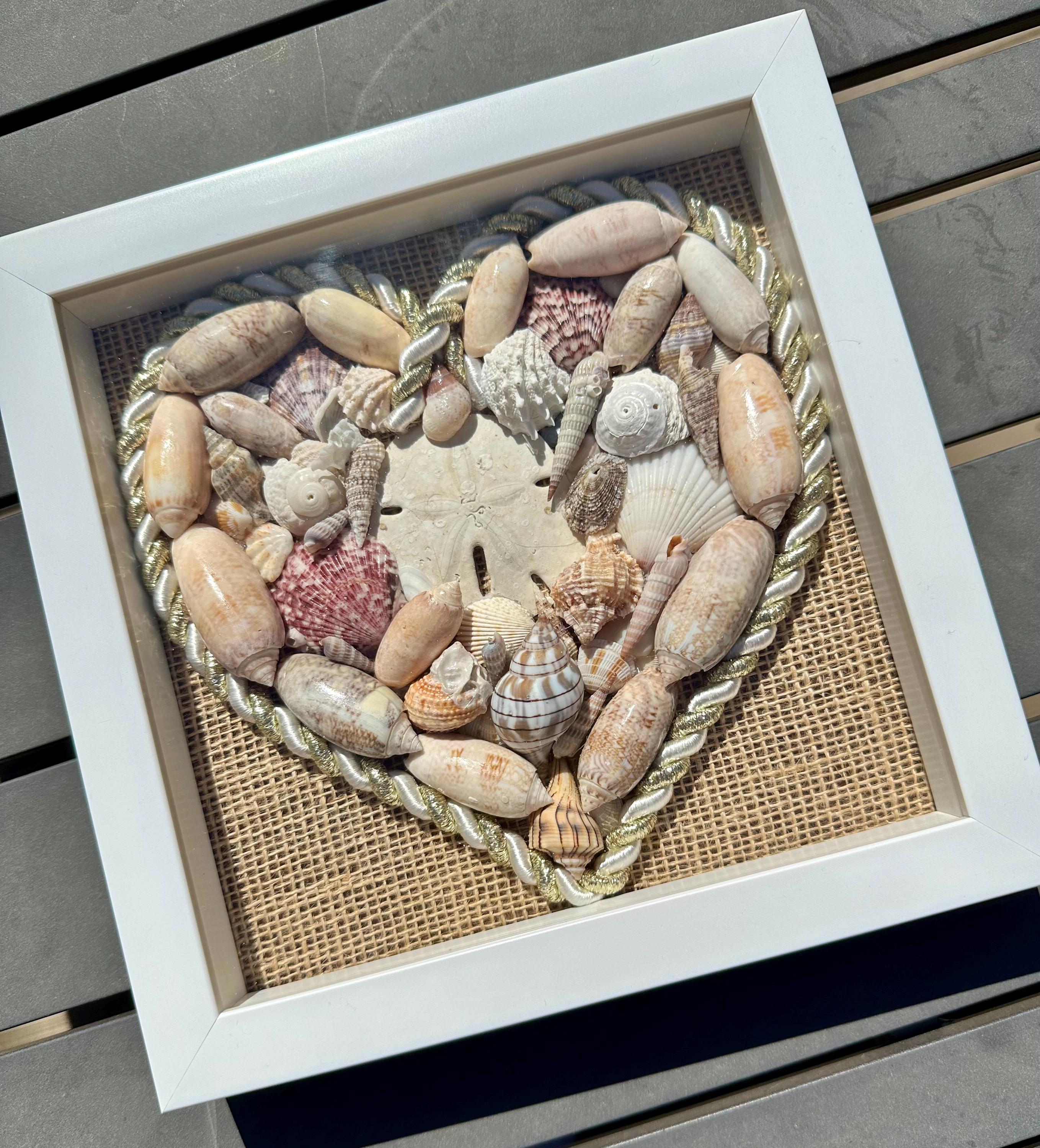 Custom Sea Shell Art: Personalized Letters, Shapes & States Coastal ...