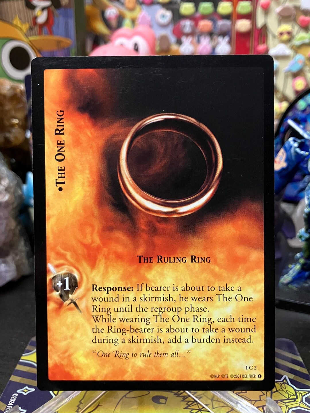 Vintage 2001 the One Ring, LOTR, Lord of the Rings, Collectible ...