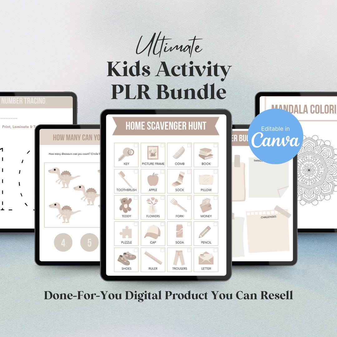 Customizable Educational Templates Bundle: Comprehensive Child ...