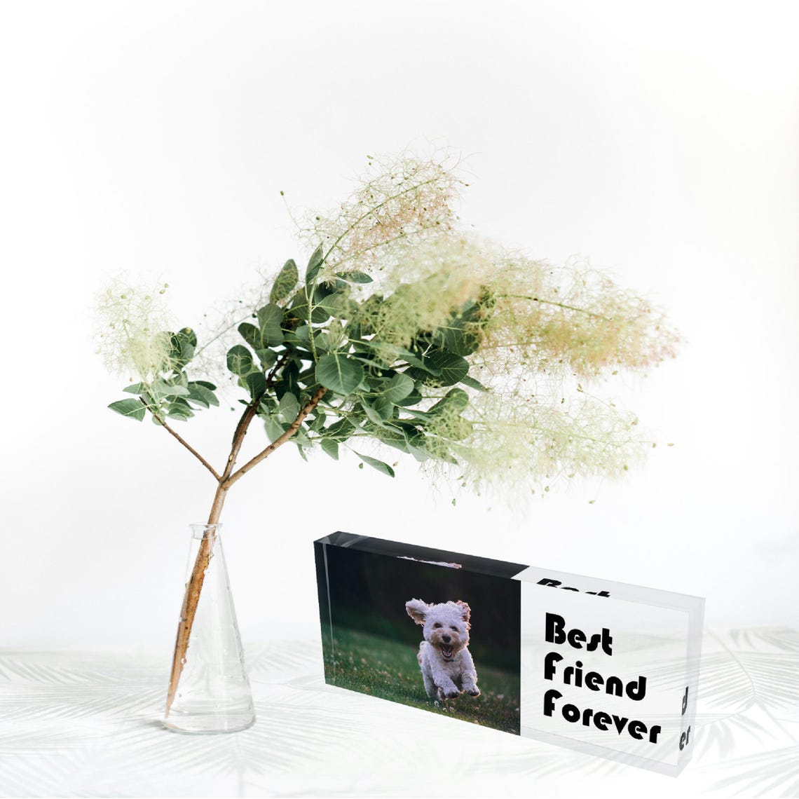 Best Friends Forever Gift, Custom Photo Block Gift, Acrylic Picture ...