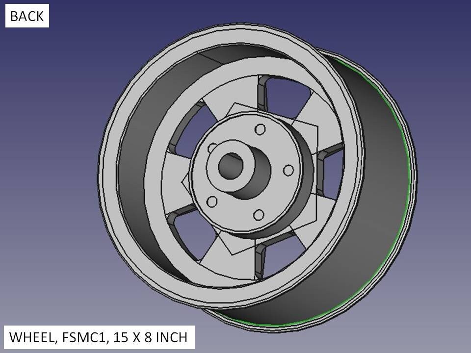 4 Off, 3D Print Resin, Model Car Wheels, FSMC1, 1:25 - Etsy