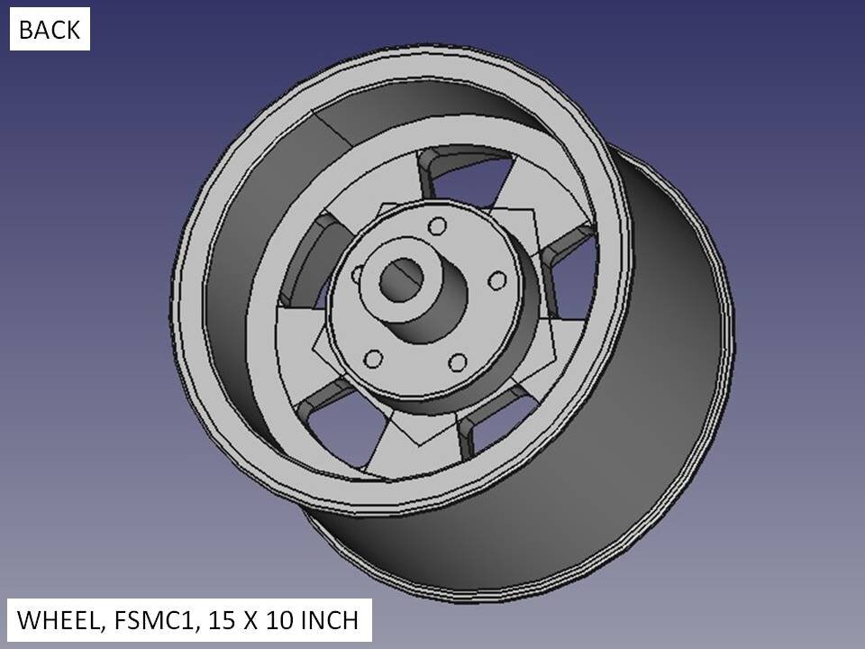 4 Off, 3D Print Resin, Model Car Wheels, FSMC1, 1:25 - Etsy