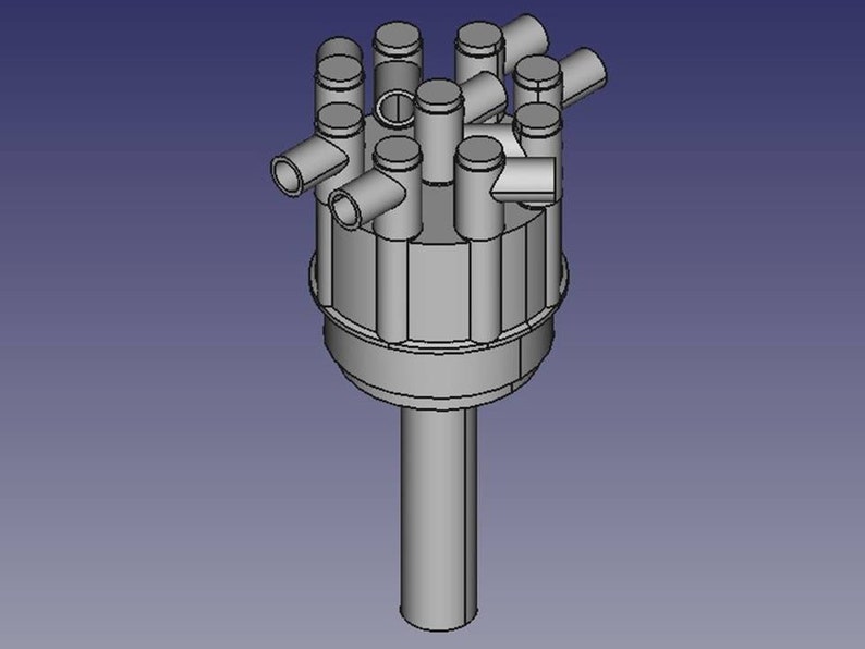 2 Off, 3D Print, Model Car Distributor, Tall, V8, 90 Deg. Plug Wire ...