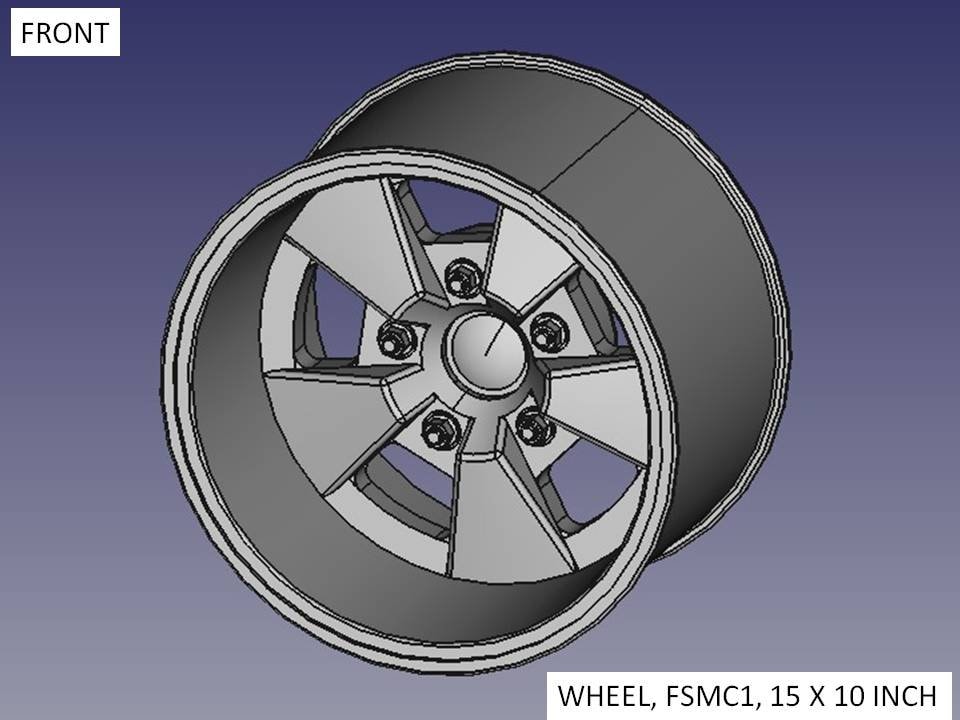 4 Off, 3D Print Resin, Model Car Wheels, FSMC1, 1:25 - Etsy