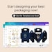 Editable Gable Box Template, Product Packaging, Canva Design (dieline ...