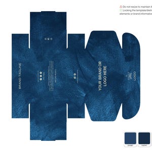 Editable Mailer Box Design Template for Canva, Product Packaging ...